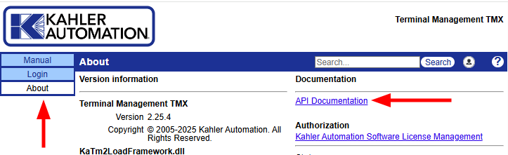 Terminal Management TMX API