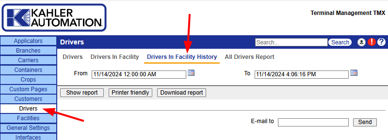 Adding a Driver Record